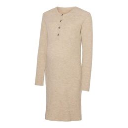 MAMALICIOUS mama licious Kleid in Natural Melange | Gr.: L