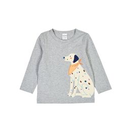 Fred's World by GREEN COTTON Fred ́s World by GREEN COTTON Langarmshirt in Pale greymarl | Gr.: 86