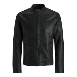 Jack & Jones Jack & Jones Kunstlederjacke in Black | Gr.: M