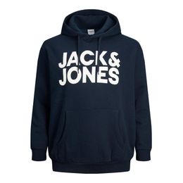Jack & Jones Plus JACK & JONES PLUS Kapuzenpullover in Navy Blazer 2 | Gr.: 8XL