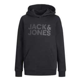 Jack & Jones JACK & JONES Junior Kapuzenpullover in Black 3 | Gr.: 152