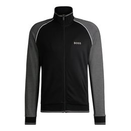 BOSS Sweatjacke Herren Gr&ouml;&szlig;e XXL graumeliert / schwarz / wei&szlig;