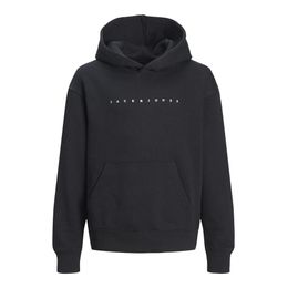 Jack & Jones JACK & JONES Junior Kapuzenpullover in Black | Gr.: 176