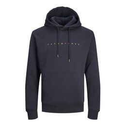 Jack & Jones Plus JACK & JONES PLUS Kapuzenpullover in Dark Navy | Gr.: 4XL