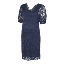 MAMALICIOUS mama licious Kleid aus Spitze in Navy Blazer | Gr.: L