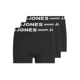 Jack & Jones JACK & JONES Junior 3er-Set: Boxershorts "Sense Trunks" in Schwarz | Gr.: 176