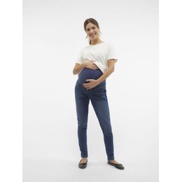 V&eacute;ro Moda Vero Moda Umstandsjeans mit Skinny Fit in Medium Blue Denim | Gr.: S