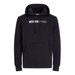 Jack & Jones Plus JACK & JONES PLUS Kapuzenpullover in Black | Gr.: 8XL