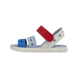 Camper Leder-Sandalen "TWS" in Creme/ Blau/ Rot | Gr.: 25