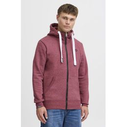 !Solid Kapuzensweatjacke SDBenn High Neck Zip-Hoodie in Rot | Gr.: S