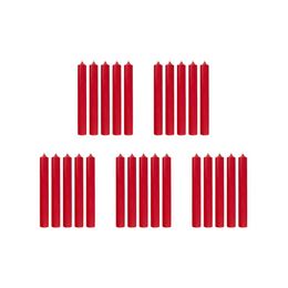 Butlers Stabkerze RAINBOW 25er-Set in Rot | Gr.: onesize
