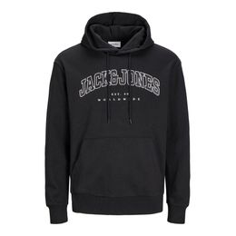 Jack & Jones Plus JACK & JONES PLUS Kapuzenpullover in Black | Gr.: 5XL