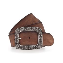 Vanzetti G&uuml;rtel Leder in braun | Gr.: 75 cm