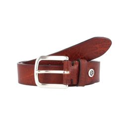 b.belt Cesar Gürtel Leder in braun | Gr.: 80cm