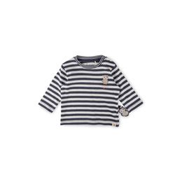 Sigikid Langarmshirt Magic Owl in Dunkelblau/Wei&szlig; | Gr.: 68