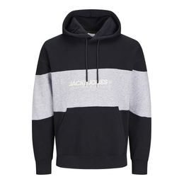 Jack & Jones Plus JACK & JONES PLUS Kapuzenpullover in Black | Gr.: 3XL