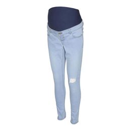 V&eacute;ro Moda Vero Moda Umstandsjeans mit Skinny Fit in Light Blue Denim | Gr.: L