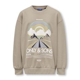 ONLY & SONS Junior Sweatshirt in Chinchilla | Gr.: 158/164