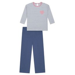 Schiesser Pyjama Nightwear in jeansblau | Gr.: 98