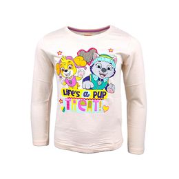 Langarmshirt PAW PATROL Skye & Everest in Hellrosa | Gr.: 128
