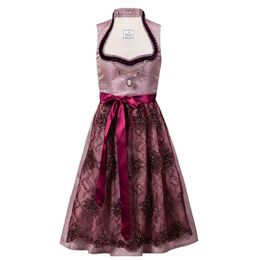 Edelnice Midi Dirndl Alice in lila, rosé | Gr.: 34