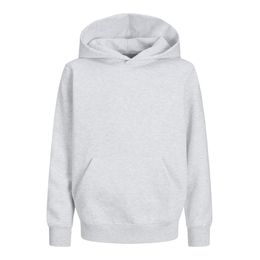 Jack & Jones JACK & JONES Junior Kapuzenpullover in White Melange | Gr.: 128