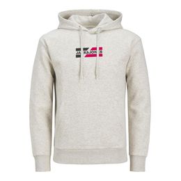 Jack & Jones Jack & Jones Kapuzenpullover in White Melange 1 | Gr.: XS