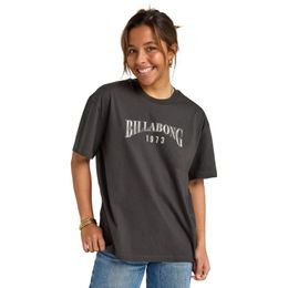 T-Shirt Billabong "Happy Paths", Damen, Gr. S, off schwarz, Obermaterial: 100% Walkfrottier;, Shirts T-Shirt