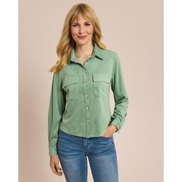 Velours Bluse