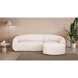 LeGer Home by Lena Gercke Ecksofa »YANI, L-Form, Designersofa, organische Form, Maße B/T/H: 255/170/81 cm« mit Wellenunterfederung, auch in Bouclé,...