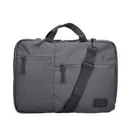 Rieker Businesstasche Herren Arbeitstasche, Laptoptasche mit 2 geräumigen Hauptfächern dunkelgrau