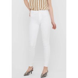 Only Skinny-fit-Jeans »ONLROYAL – Stretch-Denim mit hohem Bund für optimalen Sitz« unifarben, casual, skinny fit, Denim, Eingrifftaschen White XS...