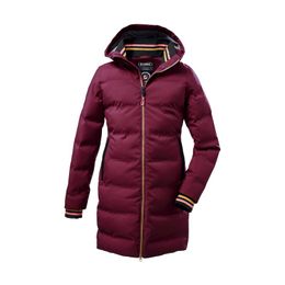 Killtec Steppmantel »KOW 196 GRLS QLTD CT« Steppparka, wasserabweisend, Kapuze verstellbar, 2-Wege-Reißverschluss brombeer 164 164 Parka in...