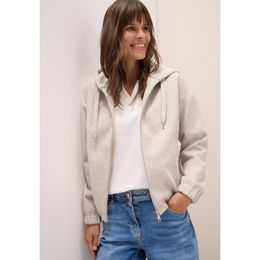 Cecil Blouson mit Kapuze in Wolloptik oat milk beige melange XS (36) XS (36) Blouson von Cecil