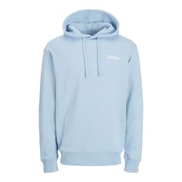Jack & Jones JACK & JONES Kapuzensweatshirt &raquo;JJBEAU &ndash; Sweater mit Logodruck, Slim Fit und Baumwolle&laquo;, unifarben, modisch, slim fit, angeraute Sweatware, Kapuze...