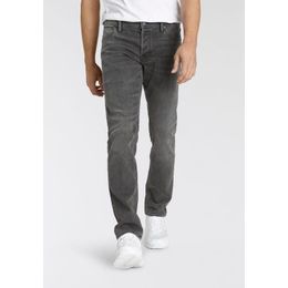 Jack & Jones JACK & JONES Slim-fit-Jeans »JJIGLENN – Jeans mit Stretch und figurbetonter Silhouette« Used, modisch, slim fit, Denim/Jeans Black Denim 28 - Länge...