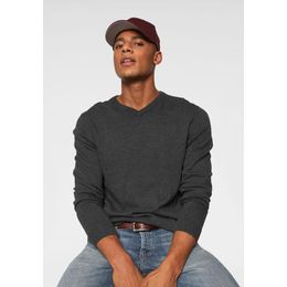 Jack & Jones JACK & JONES V-Ausschnitt-Pullover »JJEBASIC mit V-Ausschnitt, ideal für Herbst und Alltag« unifarben, modisch, slim fit, Baumwolle, V-Ausschnitt...