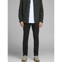 Jack & Jones JACK & JONES Chinos »JPSTMARCO – Chinos mit Stretch für optimale Passform, Slim Fit« unifarben, modisch, slim fit, Web Black 31 - Länge 32 Länge 32...