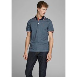 Jack & Jones JACK & JONES Poloshirt »JJEPAULOS Poloshirt mit klassischem Kragen und figurbetonter Form« Logostickerei, modisch, schmal, Baumwolle, Polokragen...