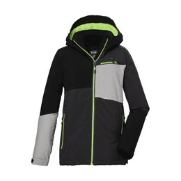 Killtec Outdoorjacke »KOW 161 BYS JCKT« Kinderjacke: wasser- und winddicht, warm, reflektierend, PFAS-frei anthrazit 152 152 Kinder Funktionsjacke...