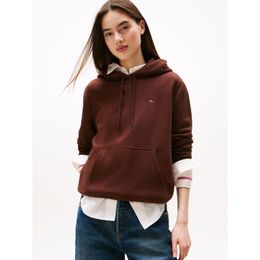 Tommy Jeans Kapuzensweatshirt &raquo;TJW REG S FLAG HOODIE&laquo;, mit Logo-Flag Rich Brown XL (42) XL (42) Damen-Hoodie von Tommy Jeans