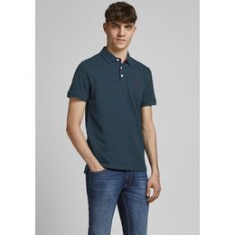 Jack & Jones JACK & JONES Poloshirt »JJEPAULOS Poloshirt mit klassischem Kragen und figurbetonter Form« Logostickerei, modisch, schmal, Baumwolle, Polokragen...