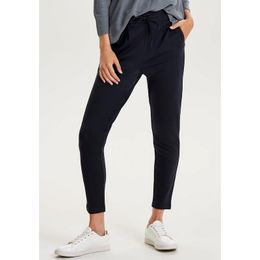 Only Damen Only Jogger Pants &raquo;ONLPOPTRASH &ndash; Joggerhose mit Tunnelzugbund und Stretch&laquo; casual, Milano Rib, regular fit, Viskosemischung blau XXL (44), 
