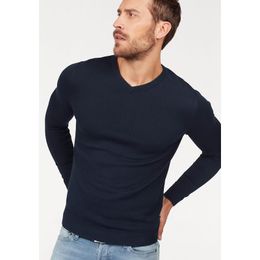 Jack & Jones JACK & JONES V-Ausschnitt-Pullover »JJEBASIC mit V-Ausschnitt, ideal für Herbst und Alltag« unifarben, modisch, slim fit, Baumwolle, V-Ausschnitt...