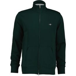Gant Damen Sweatjacke &raquo;REG SHIELD FULL ZIP SWEAT&laquo; mit Logostickerei auf der Brust L