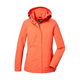 Killtec Outdoorjacke &raquo;KOS 42 WMN JCKT&laquo; Wasser- u winddicht, atmungsaktiv, Kapuze abzippbar, &Auml;rmel verstellbar koralle 40 40 Damen Funktionsjacke...