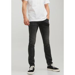 Jack & Jones JACK & JONES Slim-fit-Jeans »JJIGLENN – Jeans mit Stretch und figurbetonter Silhouette« Used, modisch, slim fit, Denim/Jeans Black Denim 34 - Länge...