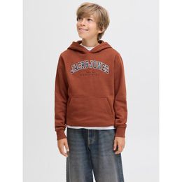 Jack & Jones JACK & JONES JUNIOR Kapuzensweatshirt &raquo;JJECALEB VARSITY SWEAT HOOD NOOS JNR&laquo; Burnt Henna 164 164 Sweater von Jack & Jones Junior