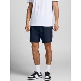 Jack & Jones JACK & JONES Sweatshorts »JPSTGORDON mit elastischem Bund« unifarben, modisch, regular fit, Webstoff Navy Blazer XXL - N-Gr N-Gr XXL Bequeme...