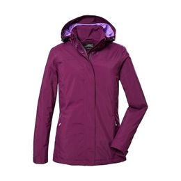 Killtec Outdoorjacke &raquo;KOS 42 WMN JCKT&laquo; Wasser- u winddicht, atmungsaktiv, Kapuze abzippbar, &Auml;rmel verstellbar aubergine 38 38 Damen Funktionsjacke...